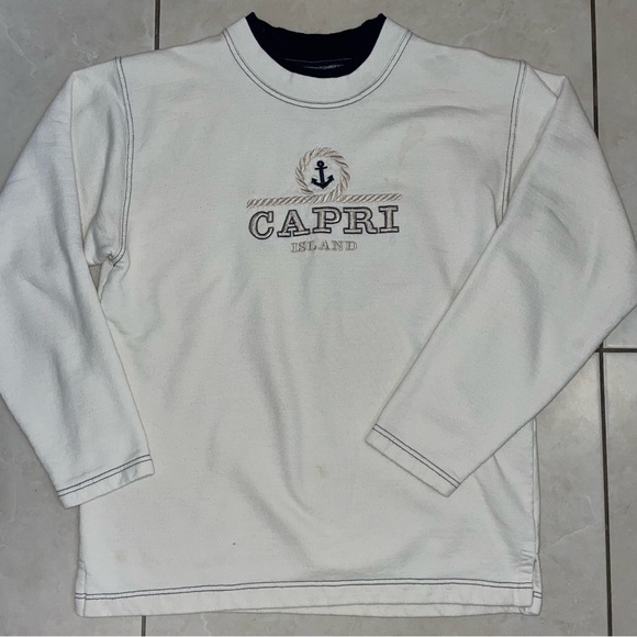 Emm & Di | Tops | Vintage Capri Island Sweatshirt | Poshmark